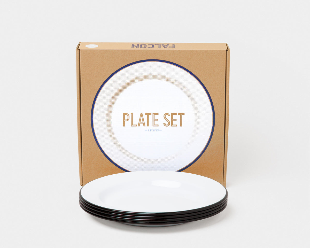 24cm Plates — Falcon Enamelware