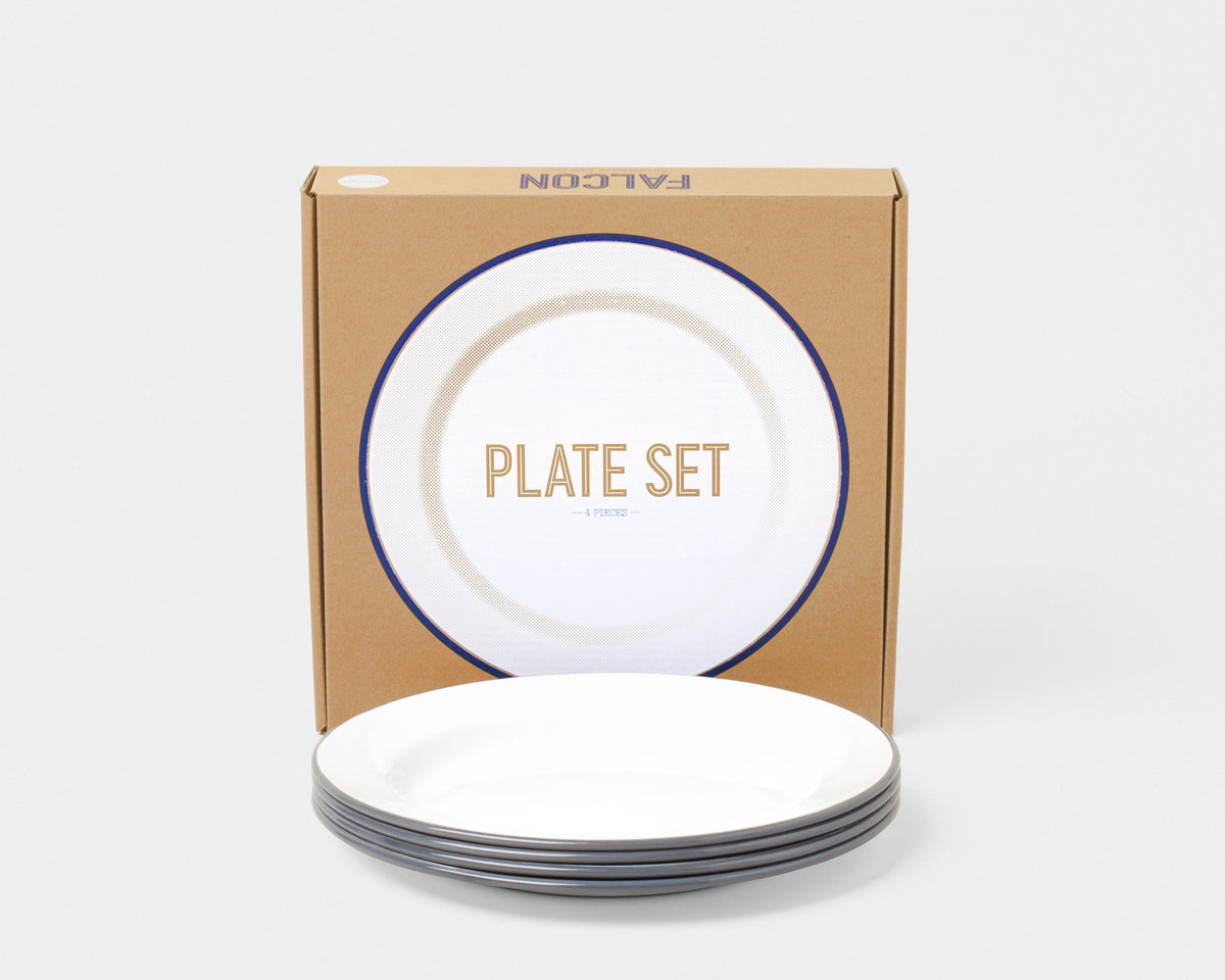 24cm Plates — Falcon Enamelware