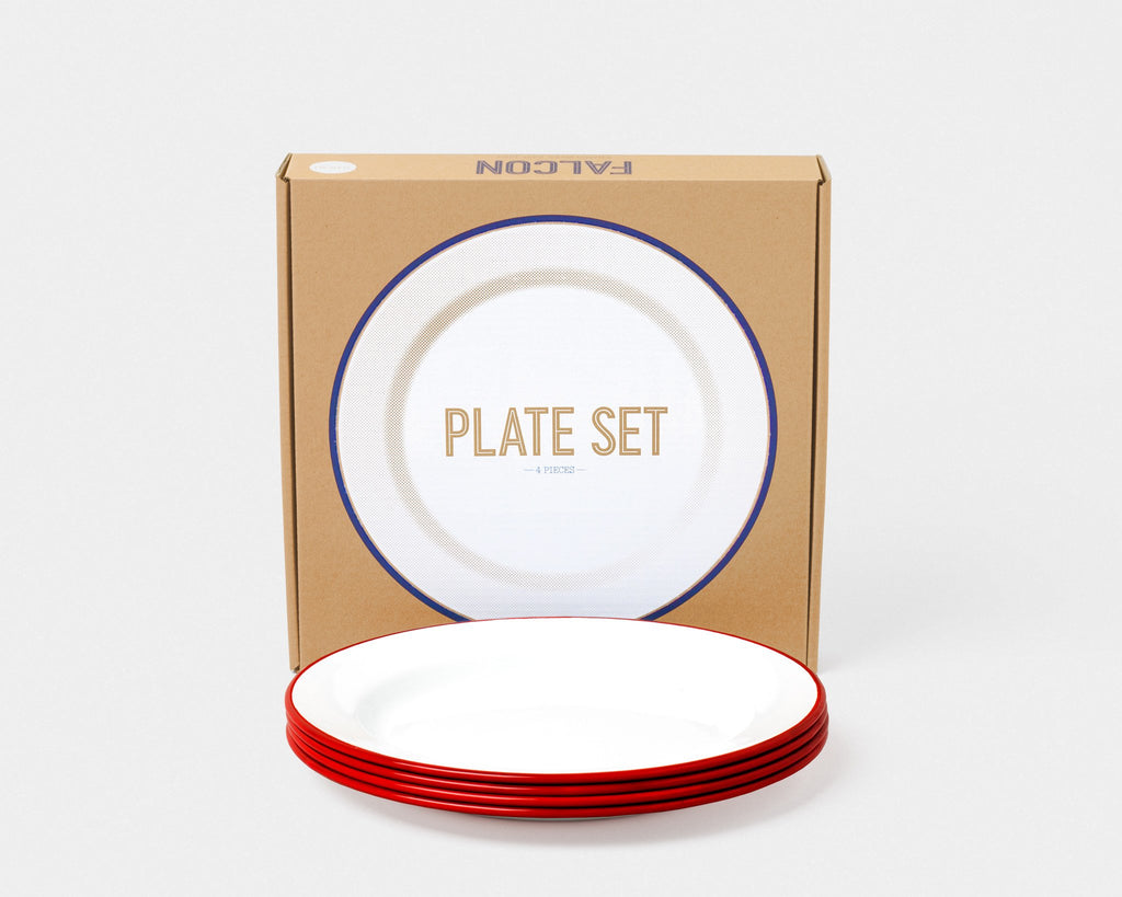24cm Plates — Falcon Enamelware